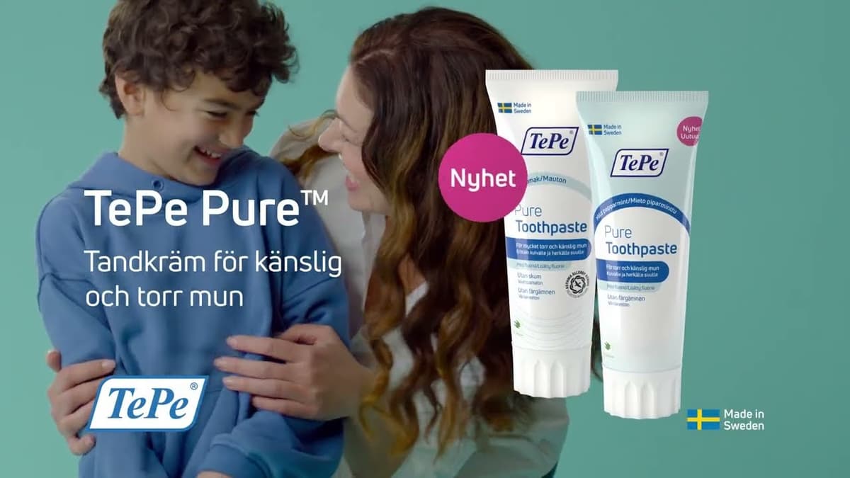 TePe Pure™ Toothpaste - för känsligt tandkött och torr mun