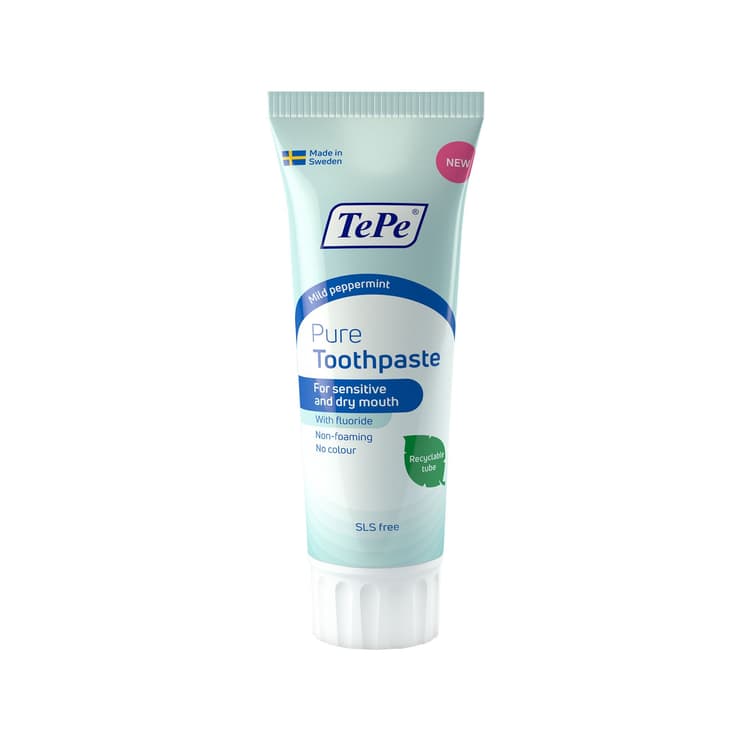 TePe Pure™ Toothpaste, mild peppermint